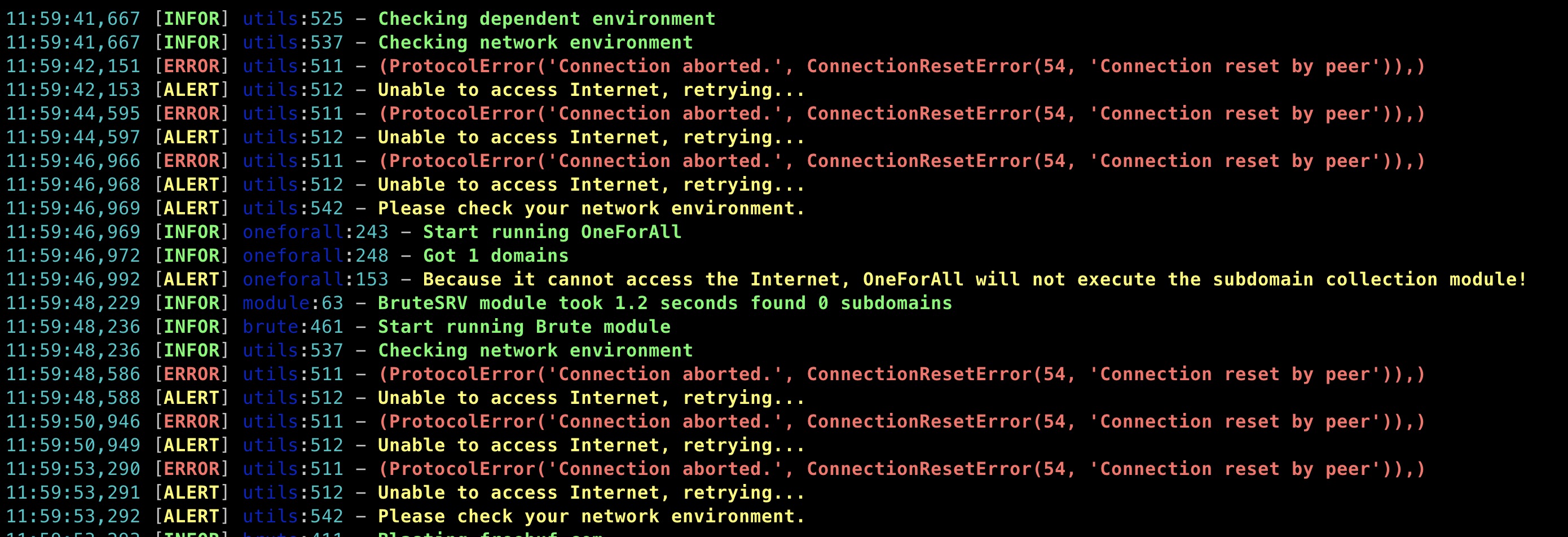 配置oneforall | Sn1pEr's blog